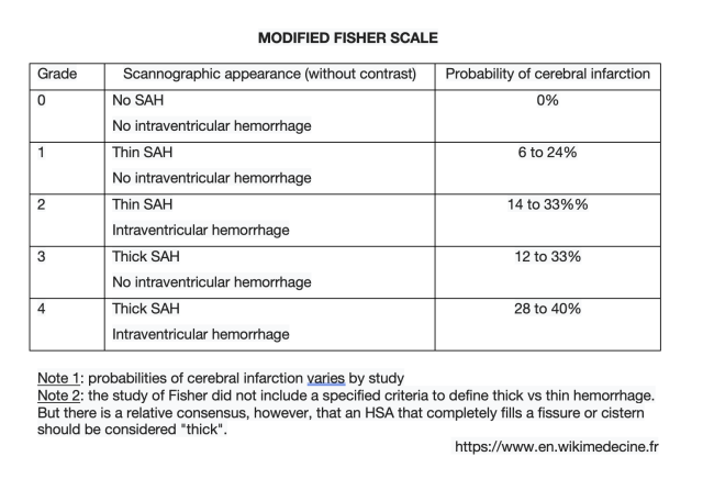 Modified Fisher scale - Wikimedicine
